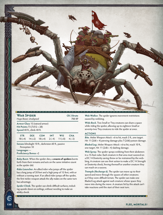 Flee, Mortals! The MCDM Monster Book - Hardcover + PDF