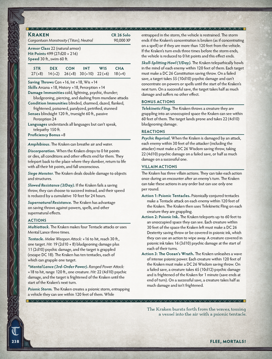 Flee, Mortals! The MCDM Monster Book - Hardcover + PDF