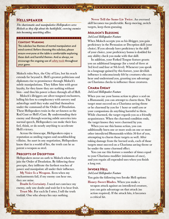 The Illrigger Class | MCDM Productions