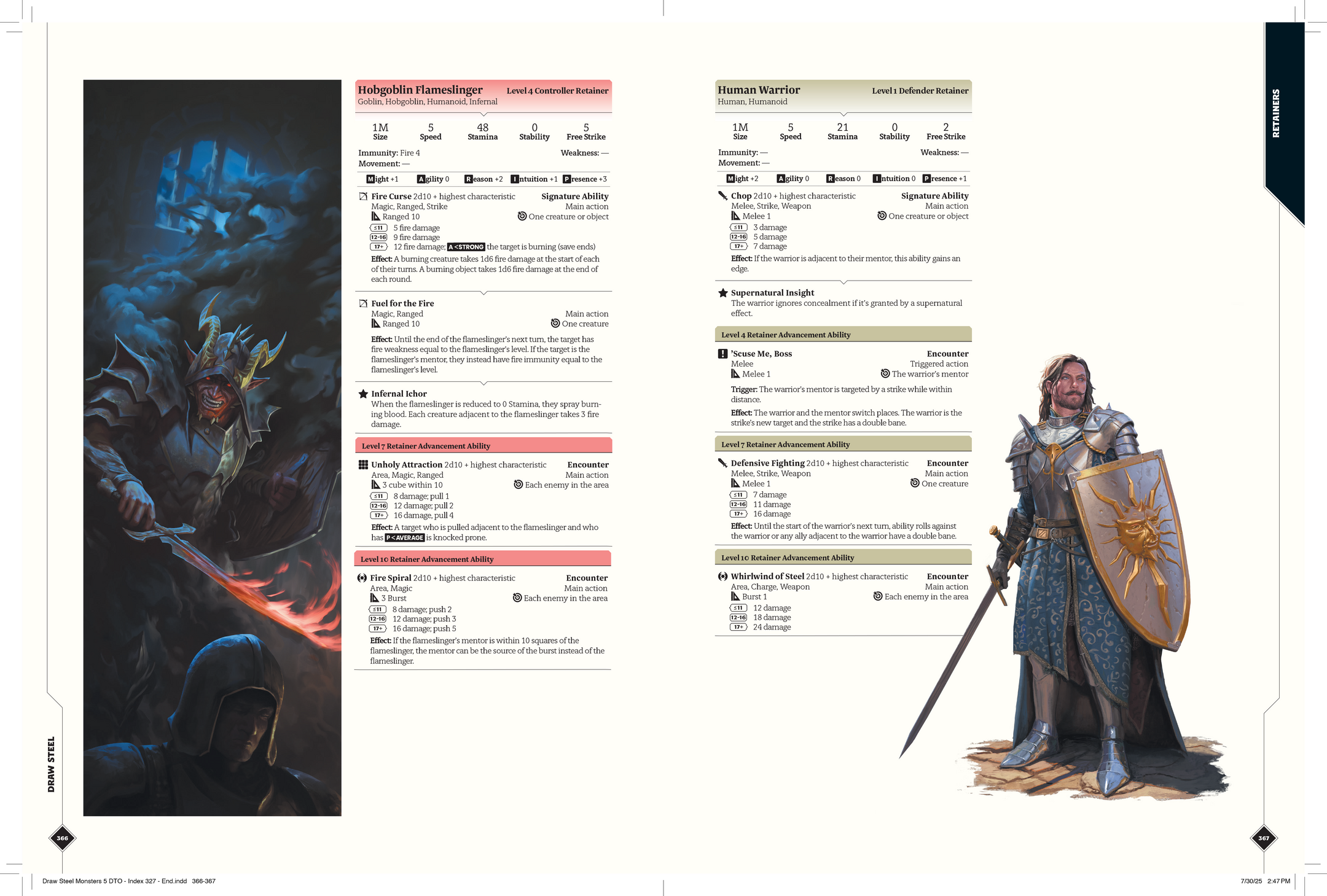 Draw Steel Monsters - Hardcover & PDF