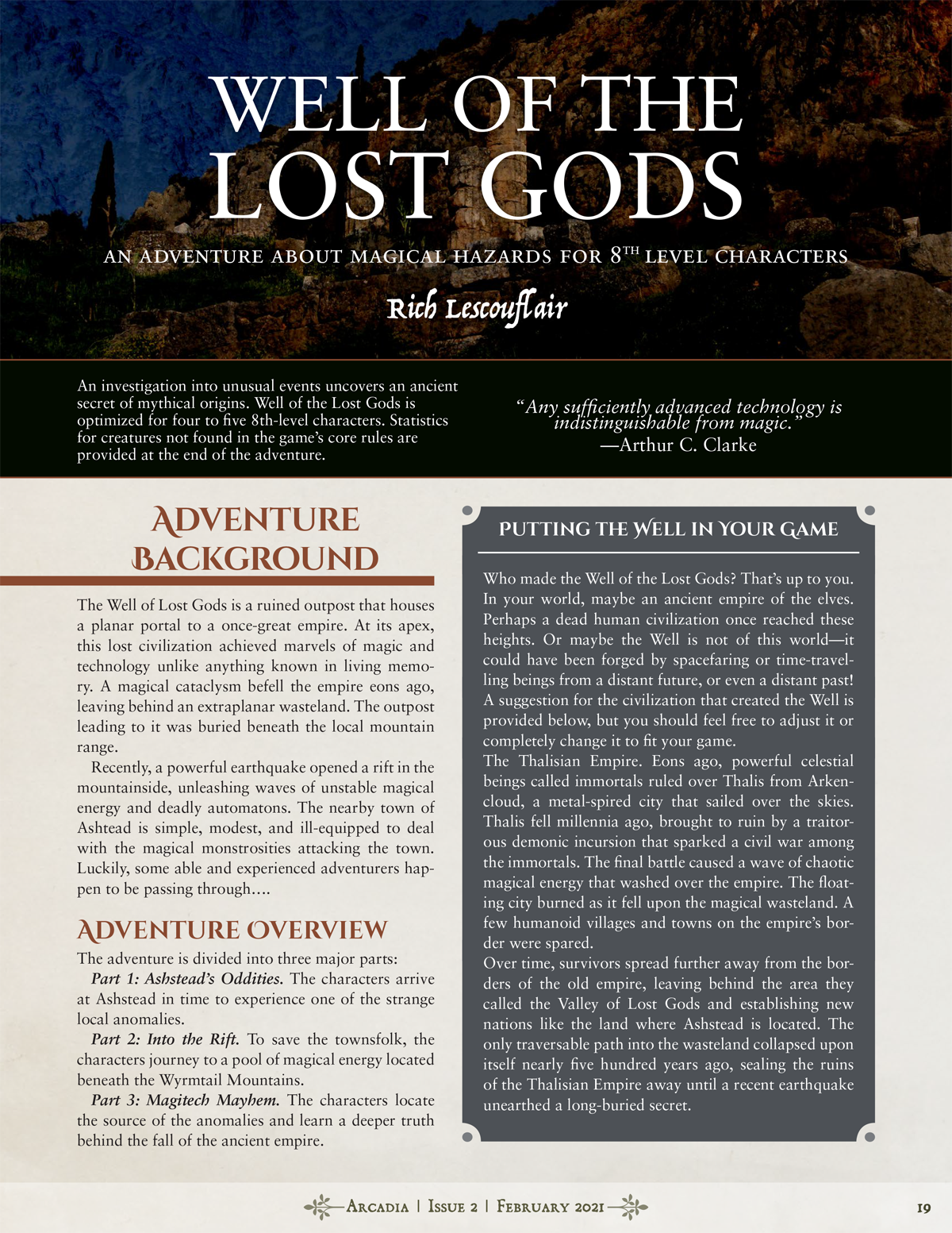 ARCADIA 2 | February 2021